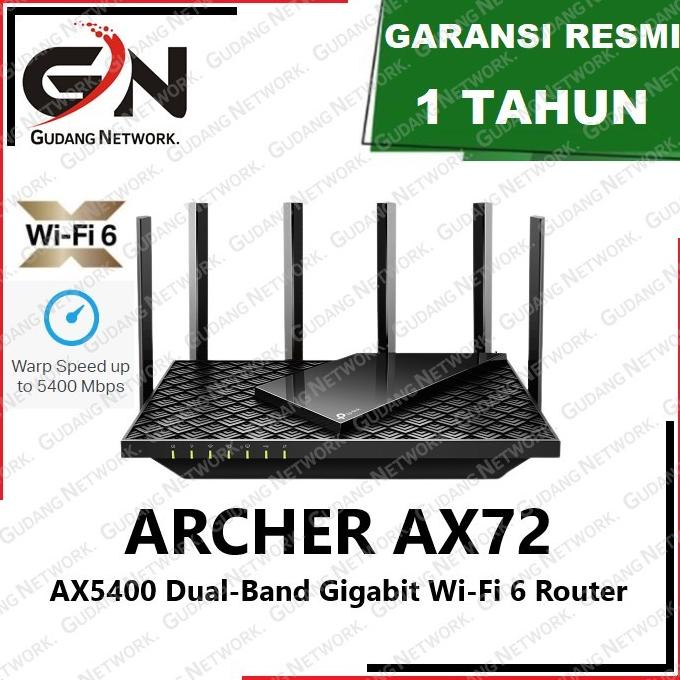 Jual TP-LINK Archer AX72 AX5400 Dual Band Gigabit Wireless WiFi 6 ...