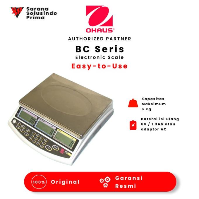 Jual Timbangan Digital Ohaus Bc 6 / Bc Counting Scale ( 6000G X 0,2G ...