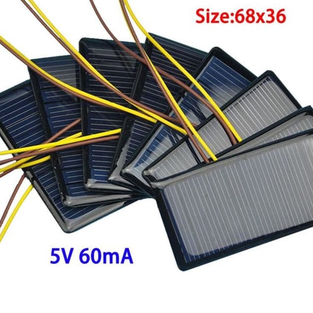 Jual SOLARCELL PANEL SURYA TENAGA MATAHARI SOLAR CELL KECIL 68*36mm ...