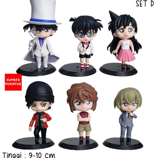 Jual Detective Conan Set Figure / Pajangan Mainan Shinichi Kudo Kaito ...