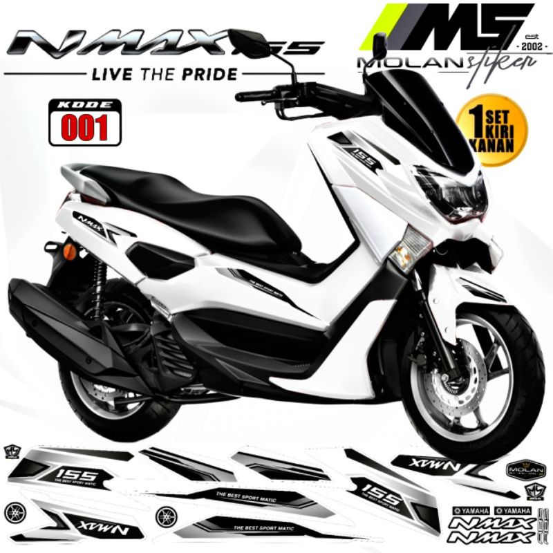 Jual Decal Sticker Striping Variasi NMAX 155 Lama /Nmax 155 Old Nmax ...