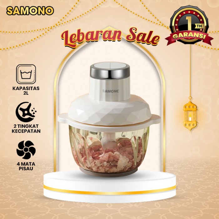Jual Samono 300W SW-C300 Food Chopper Kaca Blender 2L Food Processor | Shopee Indonesia