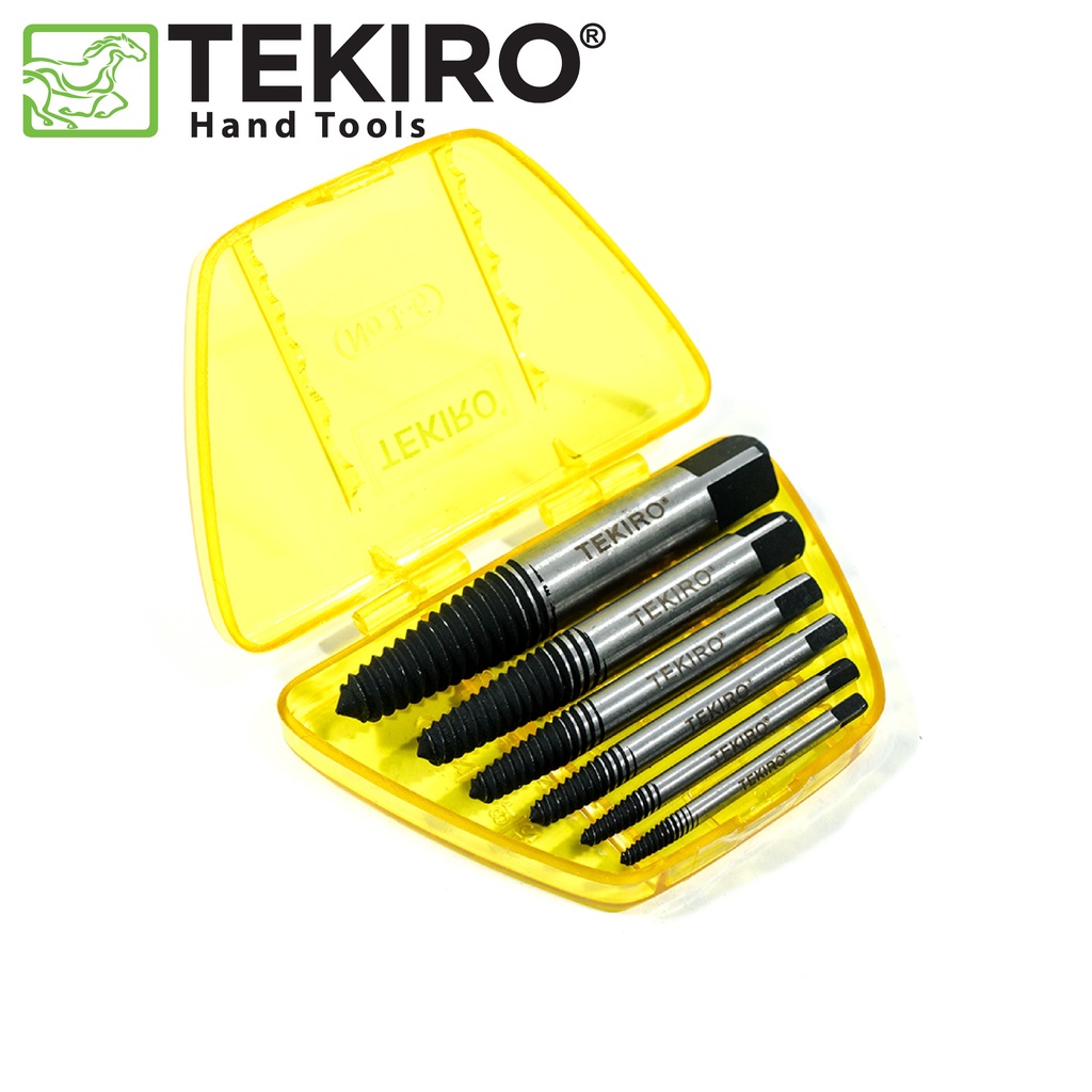 Jual SCREW EXTRACTOR SET 6 PCS Tap Balik set 6 pcs TEKIRO Pembuka Baut ...