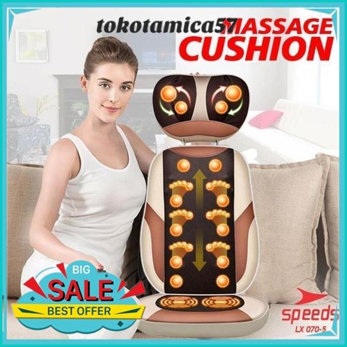 Jual KURSI PIJAT KANTOR MOBIL SOFA ELEKTRIK REMOTE MASSAGE CUSHION 070 ...