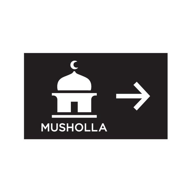 Jual Musholla + Panah | Sign Board Akrilik | Papan Mushola Sign Label ... Jual Musholla + Panah | Sign Board Akrilik | Papan Mushola Sign Label ...