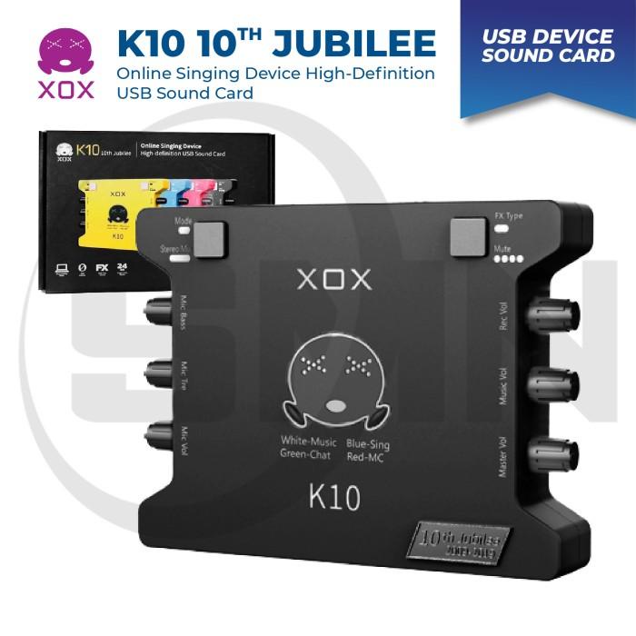 Jual Microphone Soundcard Xox K10 Usb Sound Card Recording Live ...