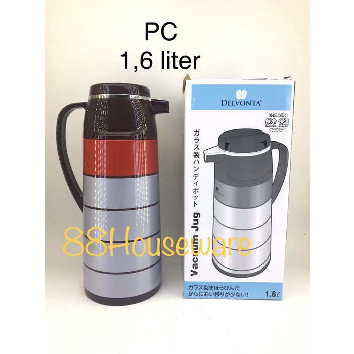 Jual Yys0X-49 Termos Delvonta Vacuum Jug Pc 1,6 Liter | Shopee Indonesia
