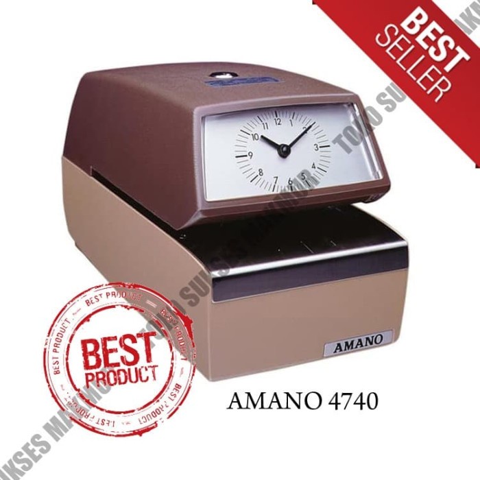 Jual Amano 474 Automatic Time And Date Stamp - Mesin Absen / Check ...