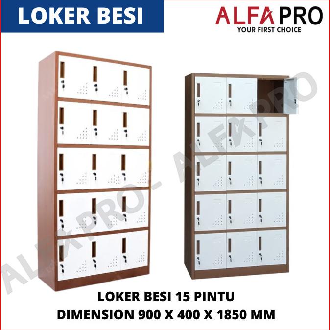 Jual Loker besi Locker Besi 15 Pintu - Lemari Locker Besi Murah ---NEW ...