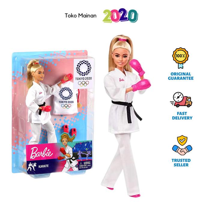 Jual BARBIE OLYMPIC GAMES TOKYO 2020 KARATE DOLL - GJL73 | Shopee Indonesia