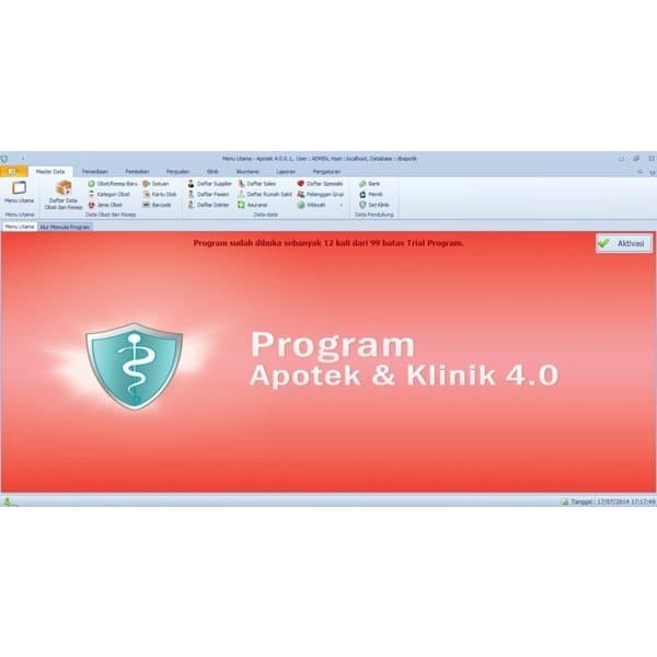 Jual SOFTWARE Aplikasi Program Apotek dan Klinik 4.0 Unlimited | Shopee ...