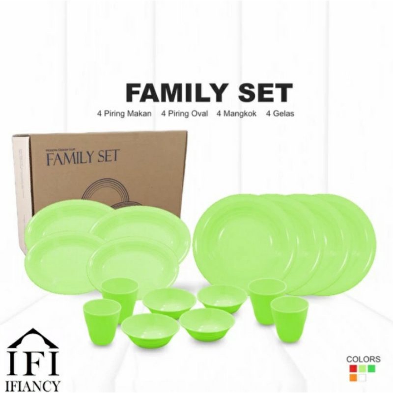 Jual piring makan keluarga,satu set piring makan,gelas mangkuk FS001 ...