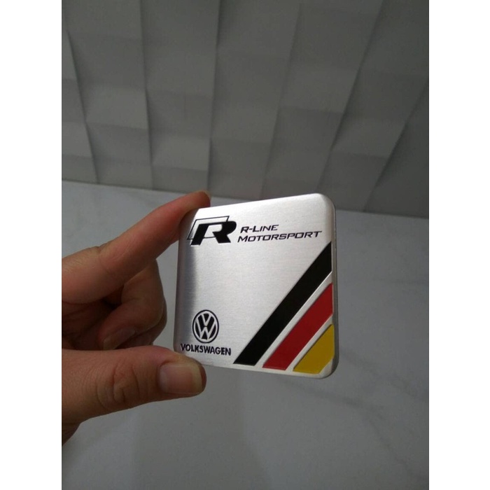 Jual Emblem Volkswagen R Line Motorsports | Shopee Indonesia