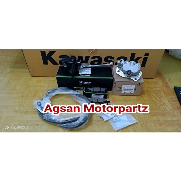 Jual GARANSI! KALIPER DEPAN SET DAN MASTER REM KLX 150 L ORIGINAL KAWASAKI | Shopee Indonesia