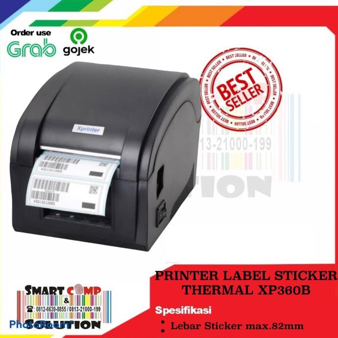 Jual Printer Thermal Label Stiker Barcode XPRINTER XP360B - XP-360B ...