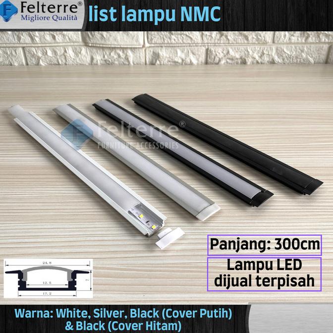 Jual *#*#*#*#] model NMC 300 list lis rel rail rumah aluminium led ...