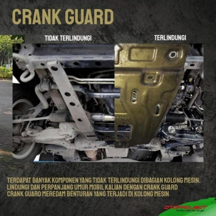 Jual crank Guard / cover pelindung bawah mesin mobil all new innova ...