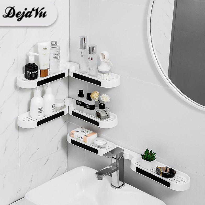 Jual (M☎75 ] Dejavu Rak Sudut Kamar Mandi Putar Fleksibel Tempel Rak ...