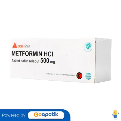 Jual METFORMIN OGB DEXA MEDICA 500 MG BOX 100 TABLET | Shopee Indonesia