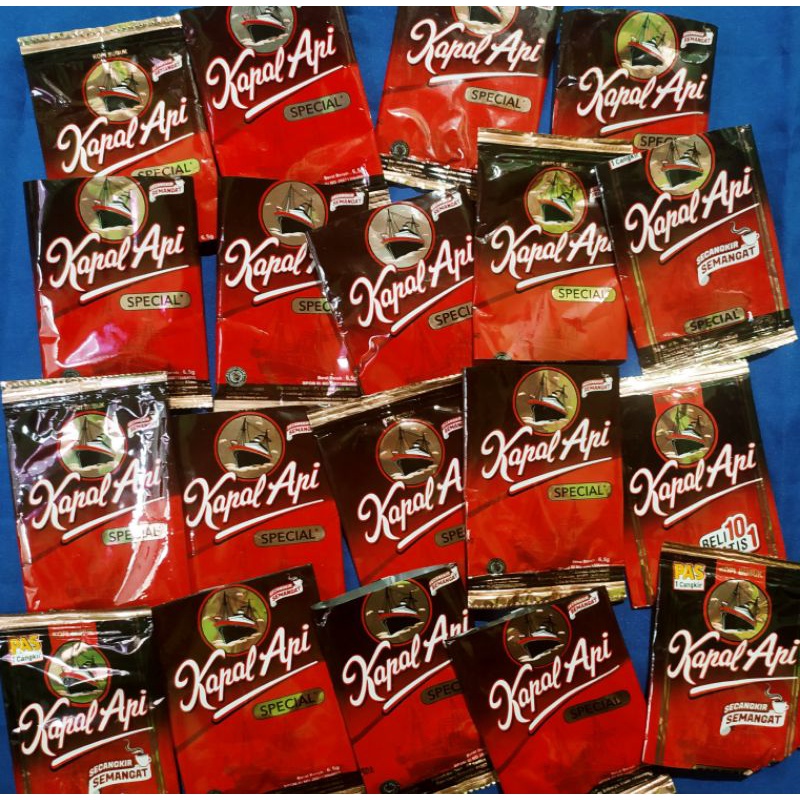 Jual BUNGKUS SACHET KAPAL API KECIL UKURAN 4,5 X 8 / BUNGKUS SACHET ...