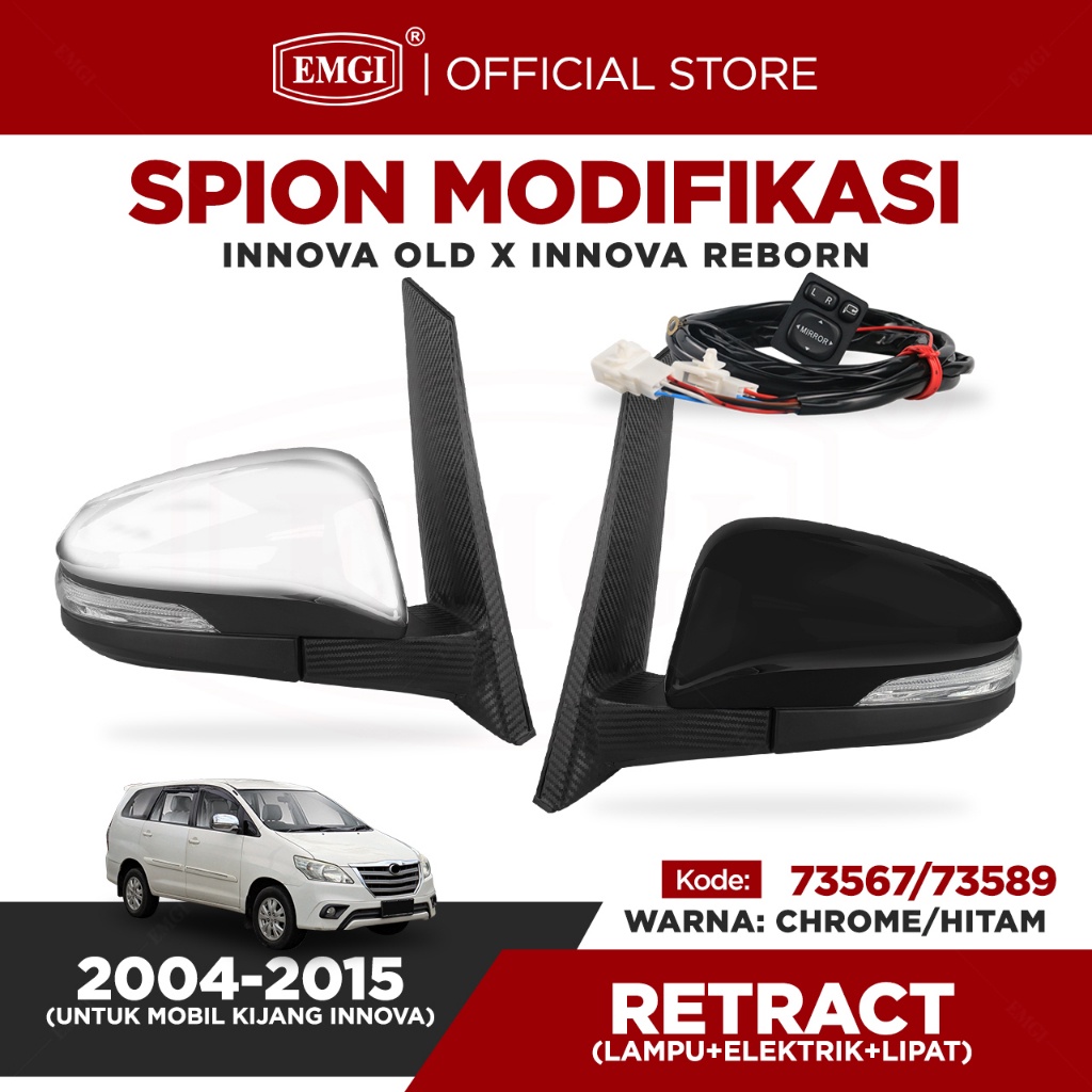 Jual Modifikasi Spion Mobil Innova Old Housing Innova Reborn - Lipat ...