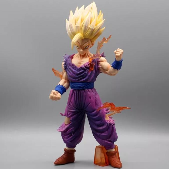 Jual Super Saiyan Son GoHan Teen Battle Damage Action Statue Figure ...