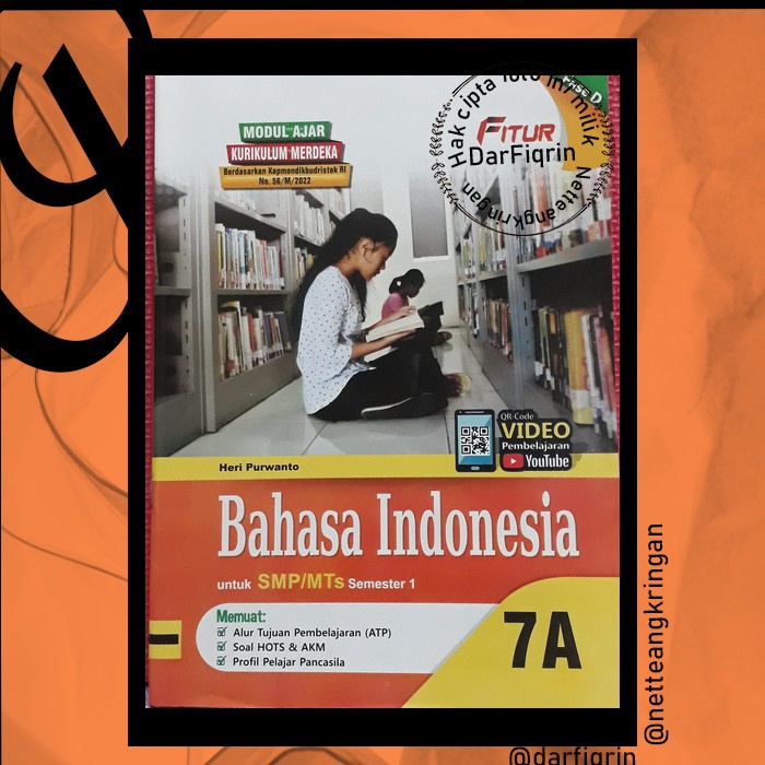 Jual LKS Bahasa Indonesia Kelas 7 8 Semester 1 SMP/MTs KURMER Kurikulum Merdeka-Fitur-HOTS ...
