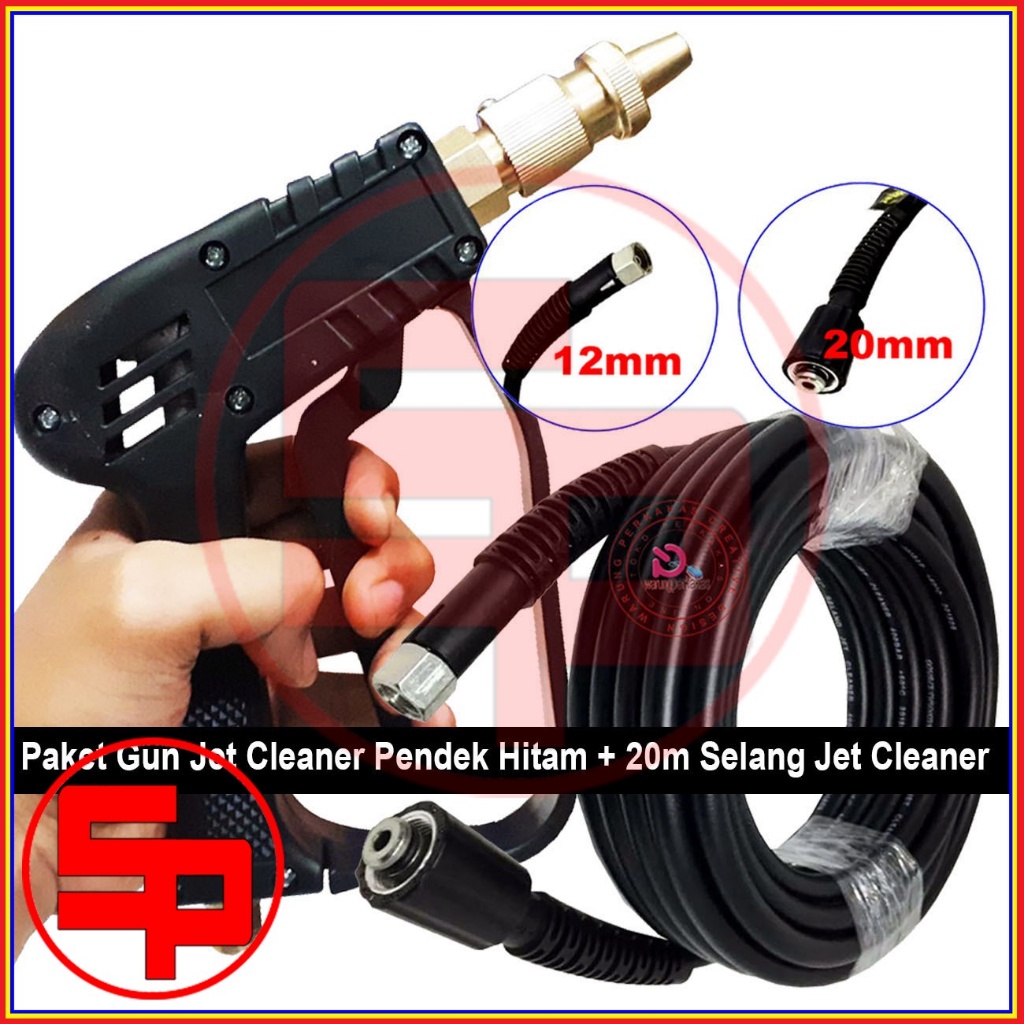 Jual Selang Jet Cleaner 20 meter dalam Paket Alat Penyemprot Universal ...
