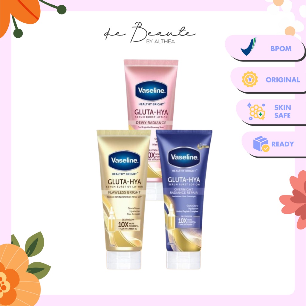 Jual Vaseline Gluta-Hya Serum Burst Lotion Dewy Radience | Flawless ...