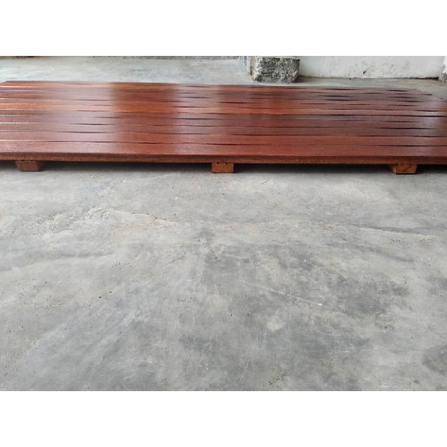 Jual LANTAI KAYU KOLAM RENANG TERAS BALKON TAMAN DECKING BENGKIRAI POOL ...