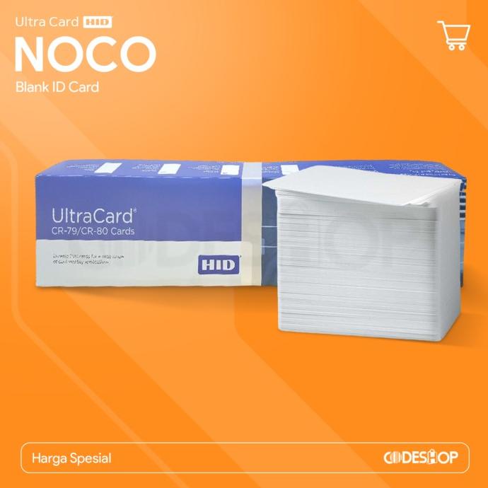 Jual KARTU PVC BLANK ID CARD ULTRACARD HID NOCO CR 80 ISI 500 PCS ...