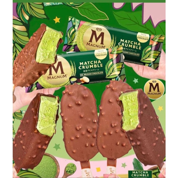 Jual Magnum matcha crumble | Shopee Indonesia