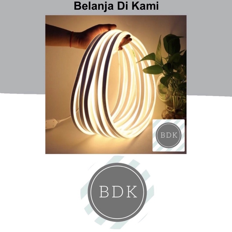 Jual Premium (PAKET LAMPU 1M - 7M & 1 SOKET) Lampu Neon Flex LED Selang ...