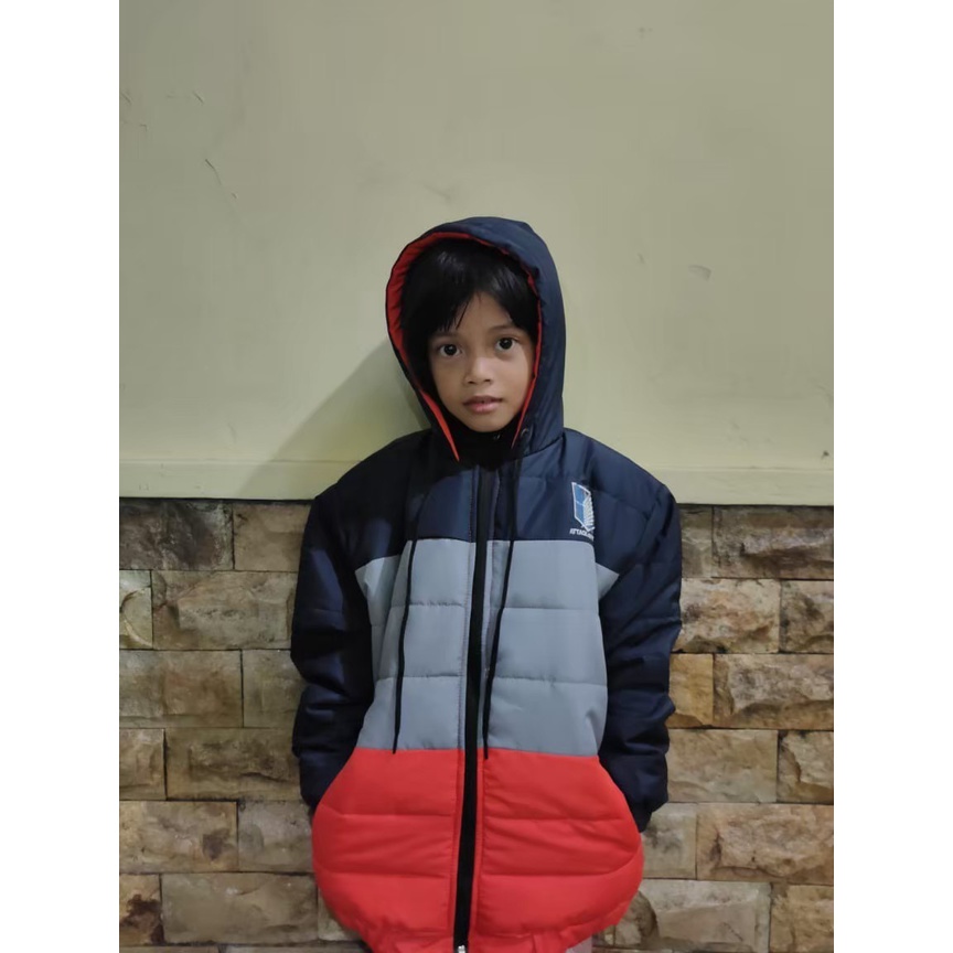 Jual Jaket Anak Puffer Laki Laki Perempuan Tebal dan Hangat Berkualitas ...