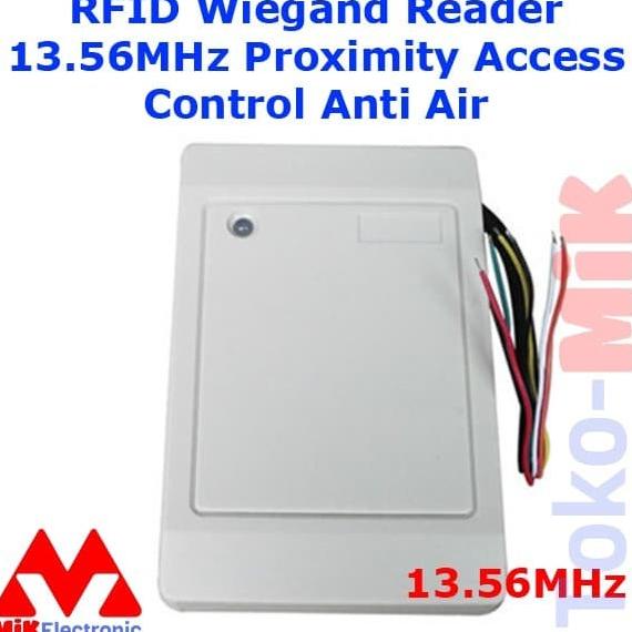 Jual RFID Wiegand Reader 13.56 MHz IC Proximity Access Control Anti Air ...