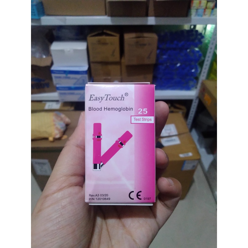 Jual EasyTouch blood hemoglobin easy touch tes Hb darah isi 25 test ...