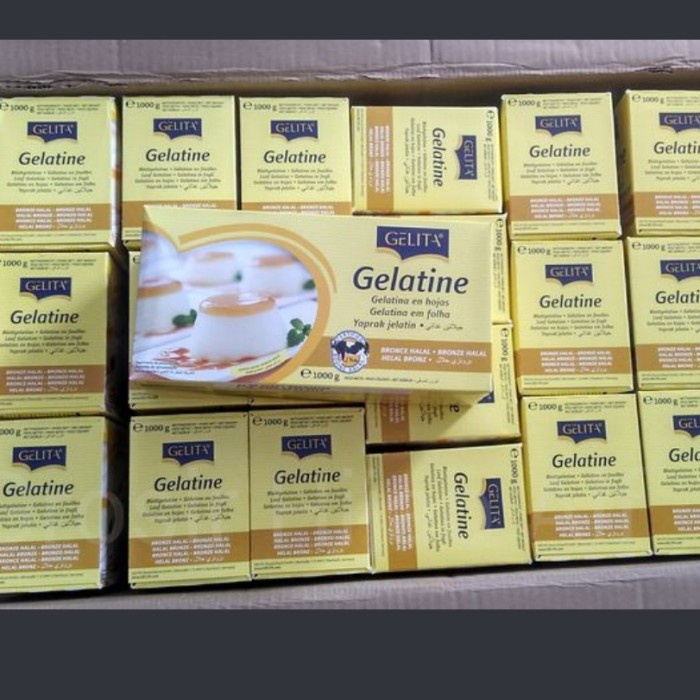 Jual Gelatine Sheet 1 Box = 1Kg ( Isi 300 Lembar) Halal | Shopee Indonesia