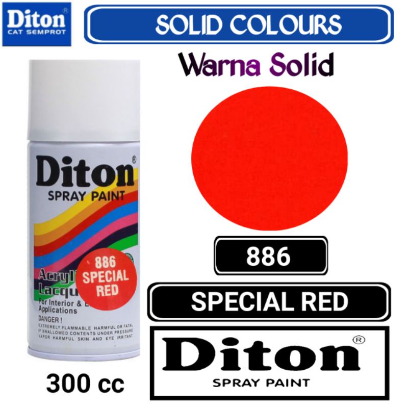 Jual 886 SPECIAL RED DITON STANDAR 300cc Cat Semprot Pilok Pylok Pylox ...