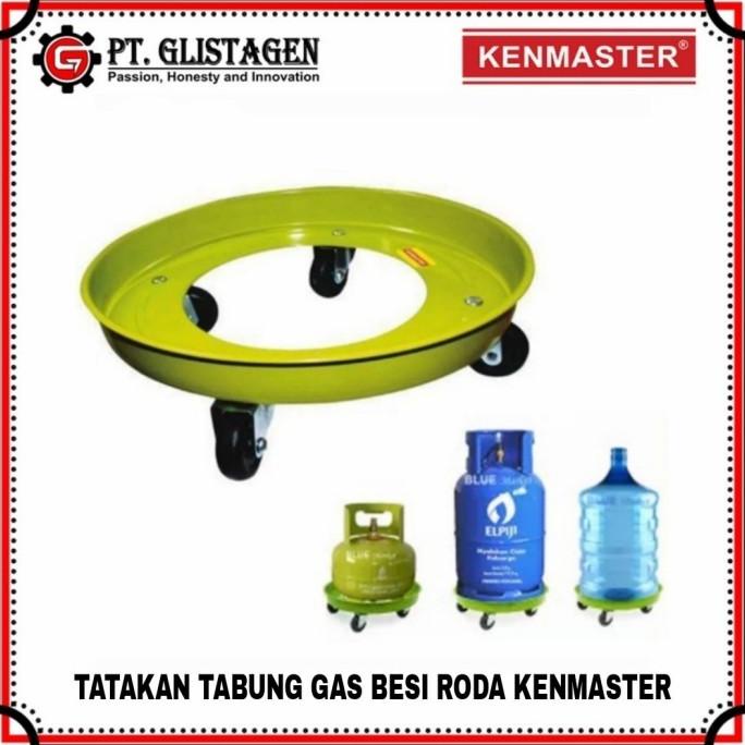 Jual Tatakan Tabung Gas Elpiji Galon Air Kaki Roda Bahan Besi Kenmaster ...