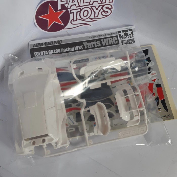 Jual Tamiya Body Toyota Racing WRT Yaris WRC MA / MS Chassis + decal ...