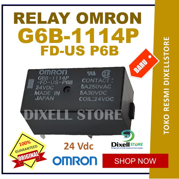 Jual Relay Relay G6B-1114P -Fd-Us-P6B 24Vdc Relay Pcb Omron | Shopee Indonesia