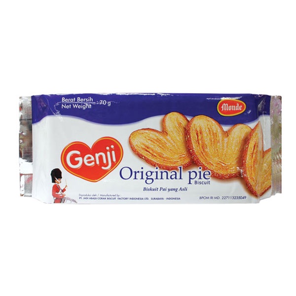 Jual MONDE GENJI PIE 70 GR - BISKUIT | Shopee Indonesia
