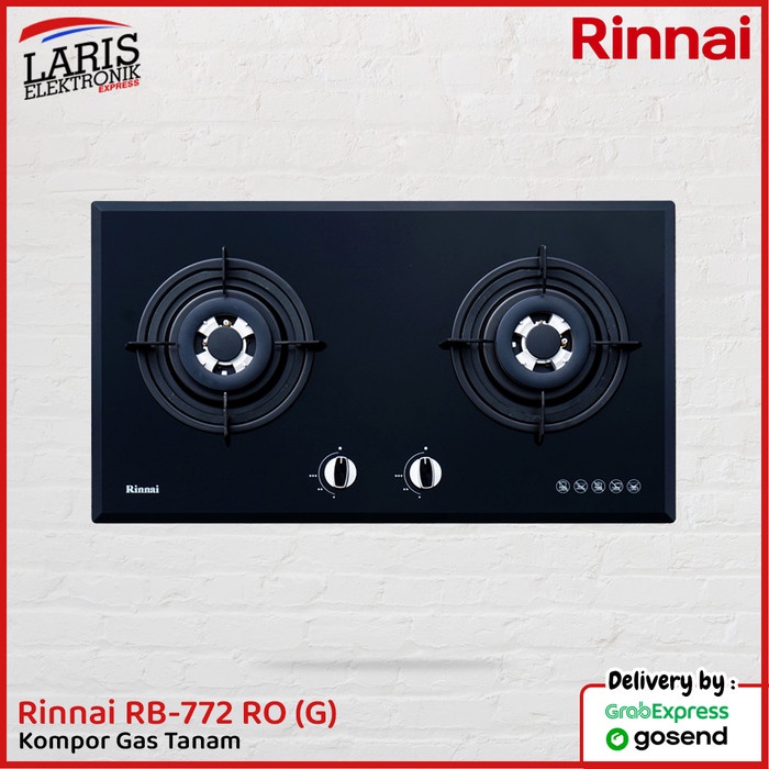 Jual Built-in Gas Hob Kompor Gas Tanam 2 Tungku Rinnai RB-772 RO (G) | Shopee Indonesia