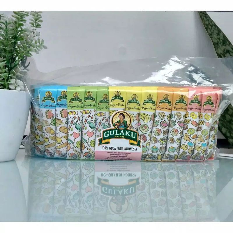 Jual GULAKU STICKPACK REFILL 8GRx125PCS GULA PASIR SACHET | Shopee ...