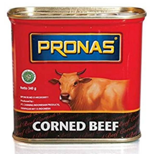 Jual PRONAS CORNED BEEF 340 GR KORNET SAPI KALENG DAGING SAPI KALENGAN ...