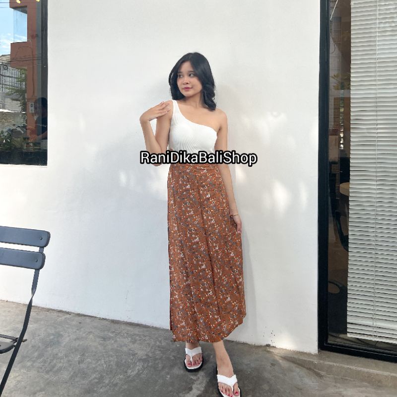 Jual ROK STYLE HIJAB / Rok Motif bunga / Rok Korea / Korean Style Hijab ...