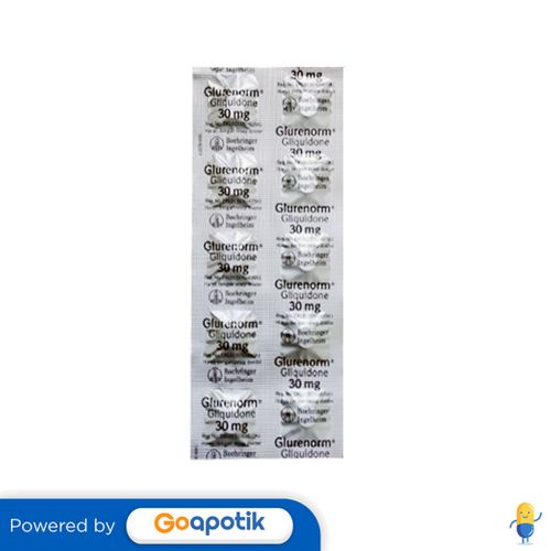 Jual GLURENORM 30 MG STRIP 10 TABLET | Shopee Indonesia