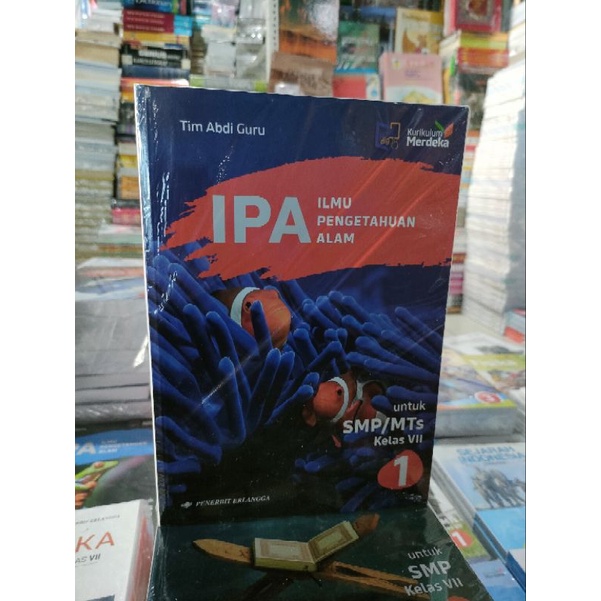 Jual buku IPA ilmu pengetahuan alam SMP kelas VII K merdeka Erlangga | Shopee Indonesia
