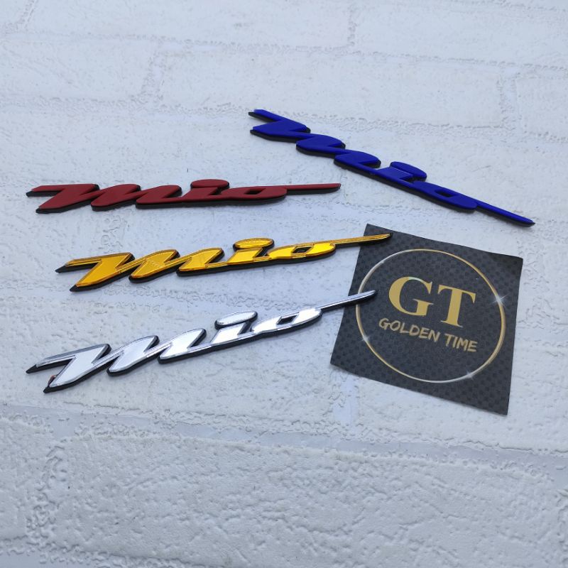 Jual Logo Emblem Tulisan Mio Akrilik Free Double Tape | Shopee Indonesia