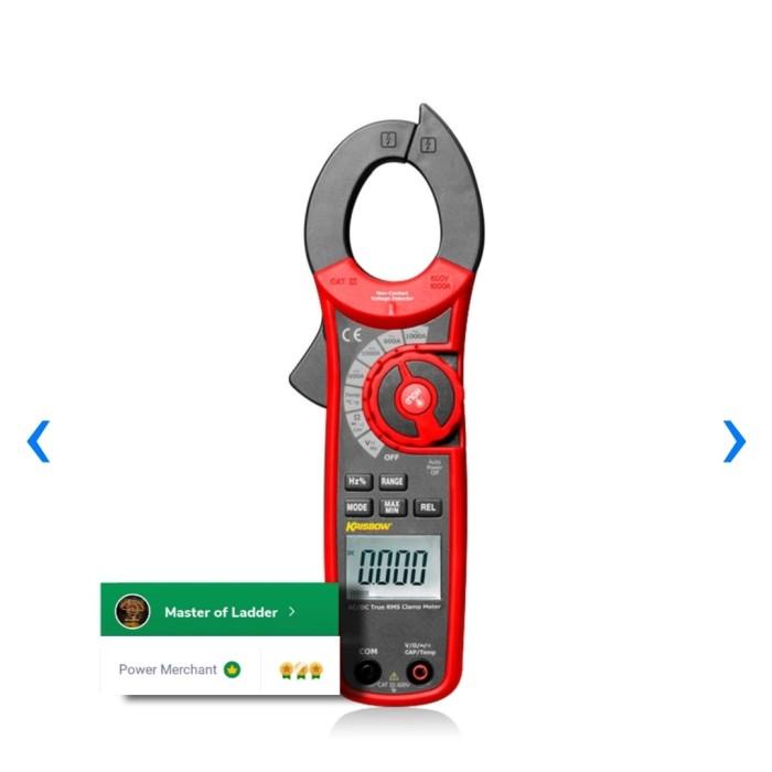 Jual Ac/Dc Clamp Meter Pro Krisbow 1000 Ampere/Tang Meter Penjepit ...